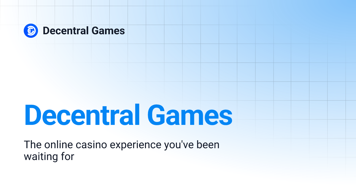 Decentral Games